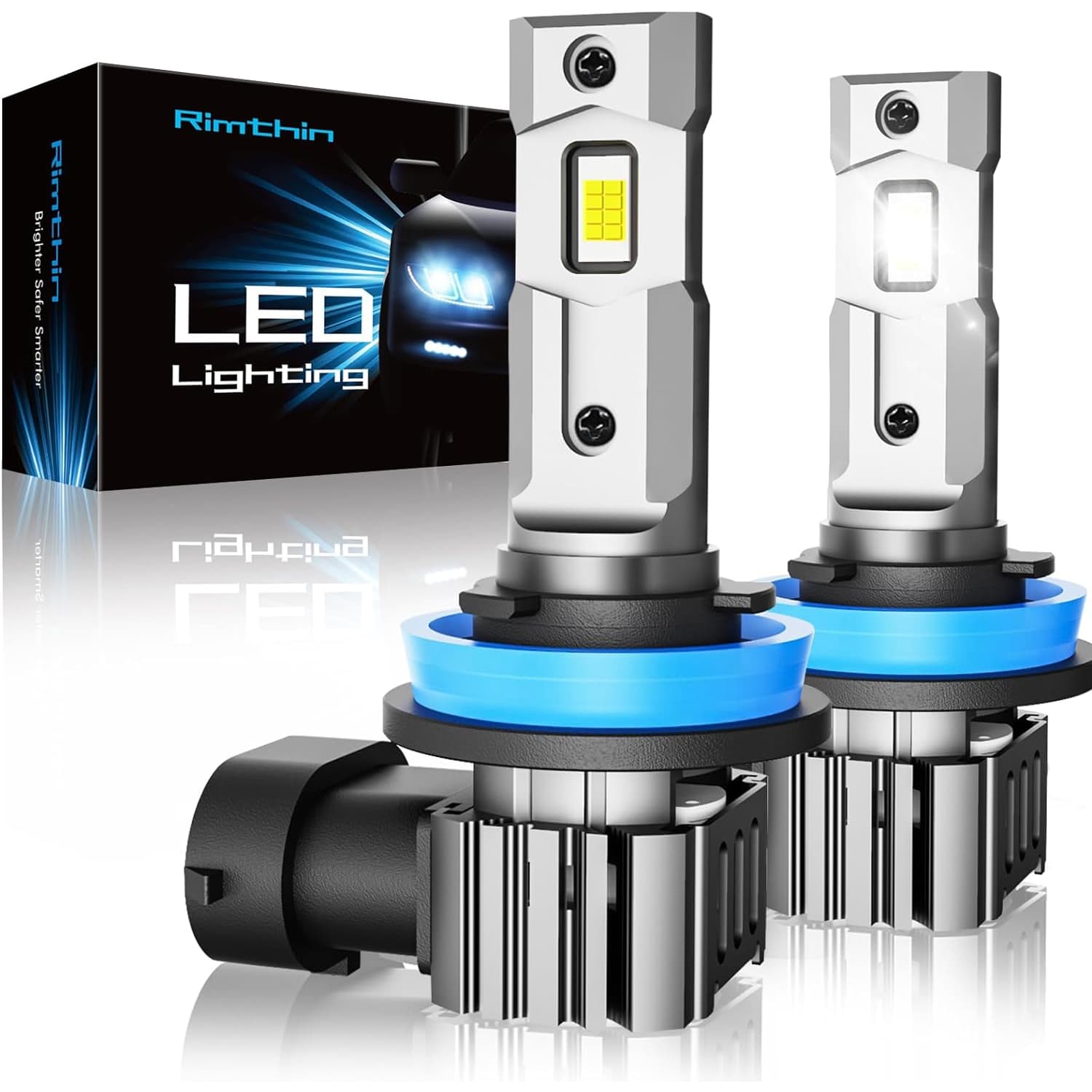 LED Headlight Bulbs - Ultra Bright Light for All Vehicles - RIMTHIN