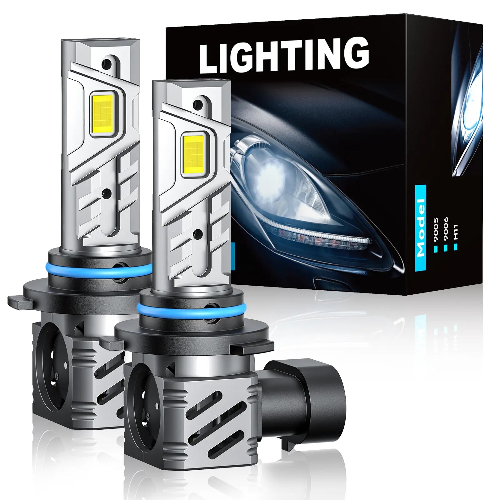 2007 Chevrolet Silverado 1500 Classic LED Headlight Bulbs Upgrade - RIMTHIN